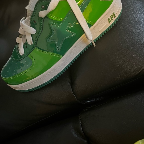 Bape | Shoes | Low Rise Green Bathing Apes | Poshmark